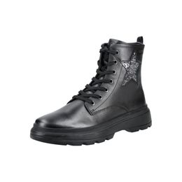 Geox Stiefelette in Schwarz/Silber | Gr.: 39