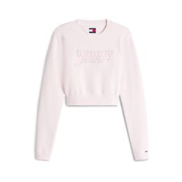 Tommy Jeans Sweater female Pink size XXS
