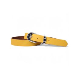 Fronhofer Damen Lederg&uuml;rtel in Curry | Gr.: 110 cm