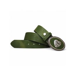 Fronhofer Trachteng&uuml;rtel Damen Herz in Khaki | Gr.: 105 cm
