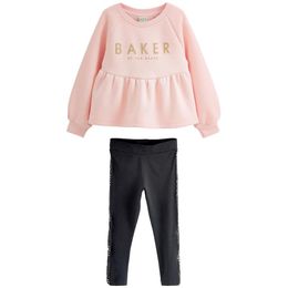 Baker by Ted Baker Set Mädchen Größe 86 gold / rosa / schwarz