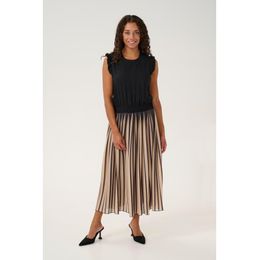 Culture Kleid in Schwarz/ Creme | Gr.: S