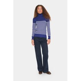 Saint Tropez Rollkragenpullover in Dunkelblau | Gr.: L