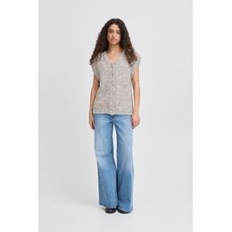 Ichi &Auml;rmellose IHBELABLUE Loose fit in Light grey melange | Gr.: L