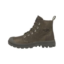 Palladium Boots Pampa Hi Zip Leather ESS in dunkelgruen | Gr.: 44,5