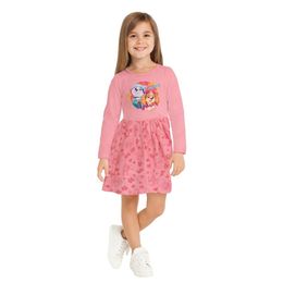 PAW PATROL Kleid Skye & Everest Kleidchen Mesh Rock langarm in pink | Gr.: 122/128