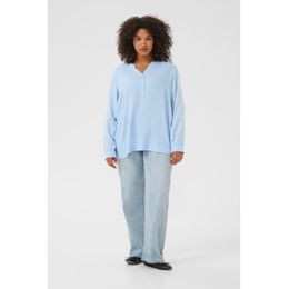 Kaffe curve Langarm-Bluse KCmille Loose fit in Soft Chambray | Gr.: 54