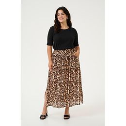 Kaffe curve Rock KCedina Regular fit in Naturel Leopard Print | Gr.: 54