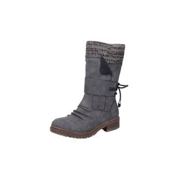 Rieker Damen Stiefel in anthrazit/schwarz/anthrazit | Gr.: 39