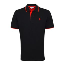 U.S. Polo Assn. Shirt 'Fashion' Herren Größe XXL rot / schwarz