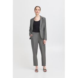 Ichi Casual Hose IXDORTHEA Slim fit in Forged Iron | Gr.: 40