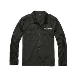 Brandit Longsleeve "Security Us Shirt Long Sleeve" in Schwarz | Gr.: XXL
