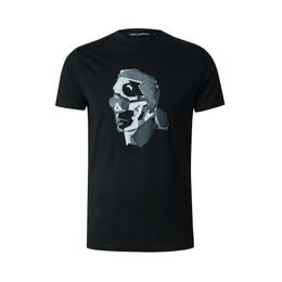 K by KARL LAGERFELD Karl Lagerfeld T-Shirt Herren Gr&ouml;&szlig;e XL schwarz / wei&szlig;