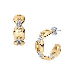 Fossil Ohrringe 'HERITAGE' Damen Gr&ouml;&szlig;e One Size gold / silber