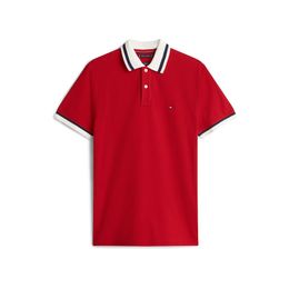 Tommy Hilfiger Poloshirt Herren Gr&ouml;&szlig;e XS rot / wei&szlig;