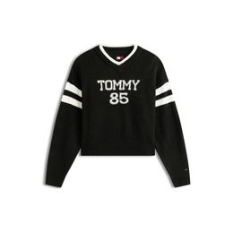 Tommy Jeans Pullover '85' Damen Gr&ouml;&szlig;e XL schwarz / wei&szlig;
