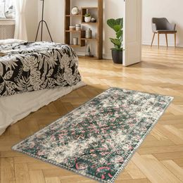Teppich Orientalisches Persermuster Koralle Vintage