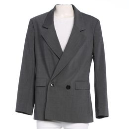 Schumacher Blazer Damen Gr&ouml;&szlig;e M Second Hand grau