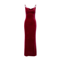 Lipsy Kleid Damen Gr&ouml;&szlig;e 32 dunkelrot Winterkleid