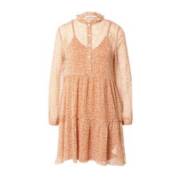 ABOUT YOU Kleid 'Luana' Damen Gr&ouml;&szlig;e 42 pastellorange / wei&szlig; Sommerkleid