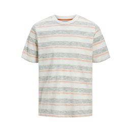 Jack & Jones Jack & Jones T-Shirt 'JJBIRK' Herren Gr&ouml;&szlig;e S gr&uuml;n / orange / wei&szlig;