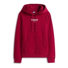 Tommy Jeans Sweatshirt 'ESS' Damen Größe S beere / weiß