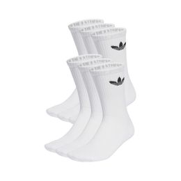 adidas originals Socken 'Trefoil' Damen Gr&ouml;&szlig;e 31/33 schwarz / wei&szlig;