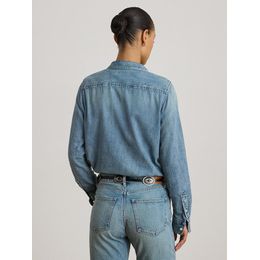 Lauren by Ralph Lauren Lauren Ralph Lauren Bluse Damen Gr&ouml;&szlig;e XL blue denim