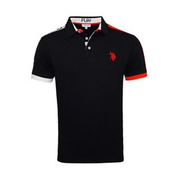 U.S. Polo Assn. Shirt 'USA Play' Herren Größe XXXL rot / schwarz / weiß