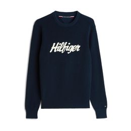 Tommy Hilfiger Pullover Herren Größe L navy / weiß