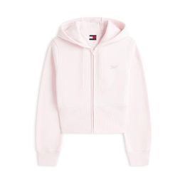 Tommy Jeans Zip-Up Hoodie female Pink size XXS