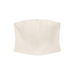Mango Top 'Lirio' Damen Gr&ouml;&szlig;e XL hellbeige / anthrazit
