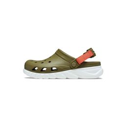 Crocs Clogs 'Duet Max' Damen Größe 46.5 grün / orange / weiß