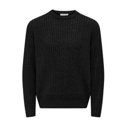 Only & Sons Only & Sons Pullover 'ONSMICHAEL' Herren Gr&ouml;&szlig;e XXL schwarzmeliert
