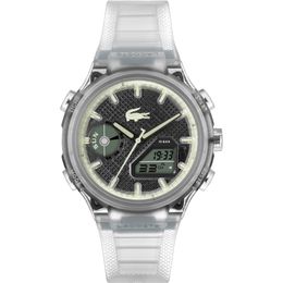 Chronograph Lacoste "LC33", transparent, Armbanduhren, Herren, Armbanduhr, Quarzuhr, Herren, analog, digital, Stoppfunktion