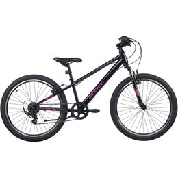 S'COOL Jugendfahrrad S’COOL "S'COOL Xroc 24-K6 Oxid/Pink" Gr. 30, oxid, pink, Fahrräder, Kinder, 30cm, 24 Zoll (60,96cm)