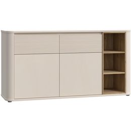 Sideboard FORTE, sand, B:160cm H:83,1cm T:41,3cm, Spanplatte, Sideboards