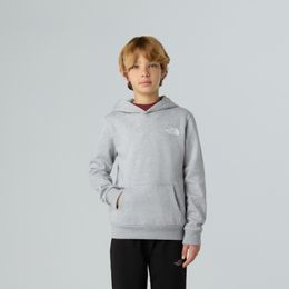 Kapuzensweatshirt The North Face "Simple Dome Kapuzenpulli für Jugendliche", Mädchen, Gr. XS (110/116), grau (tnf light grau), Obermaterial: 68% Baumwolle, 32% Polyester, normal, Rundhals, Sweatshirts
