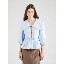MONKI Bluse Damen Gr&ouml;&szlig;e XS/S hellblau