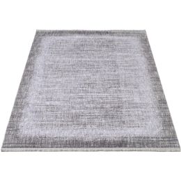 Teppich Musterring "MEMPHIS", bunt (grau, mehrfarbig), B:80cm H:8mm L:150cm, Polyester, Teppiche, Teppich, exlcusive Musterring DELUXE COLLECTION mit seidigem Glanz