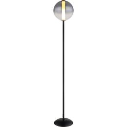Globo LIGHTING Stehlampe "LACY", schwarz matt, Ø 25cm H: 152cm, 1 Stk., Leuchten
