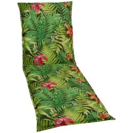 Liegenauflage GO-DE, gr&uuml;n, B:190cm H:7cm T:60cm, Bezug: 65% Polyester, 35% Baumwolle, Polsterauflagen