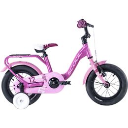 S'COOL Kinderfahrrad S’COOL "S'COOL niXe 12-1S - Pink/Baby Pink" Gr. 21, pink, baby pink, Fahrräder, Kinder, 21cm, 12 Zoll (30,48cm)
