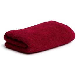 M&ouml;ve Handt&uuml;cher M&Ouml;VE "Superwuschel", rot (ruby), B:50cm L:100cm, Walkfrottee, Baumwolle, Handt&uuml;cher, Handtuch mit Bord&uuml;re, 100% Premium Cotton Baumwolle, einfarbig, weich