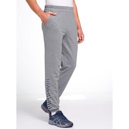 Schlupfhose CLASSIC, Herren, Gr. 26, Unterbauchgrößen, grau (grau, meliert), 60% Baumwolle, 40% Polyester, meliert, unifarben, lang, Hosen Schlupfhose