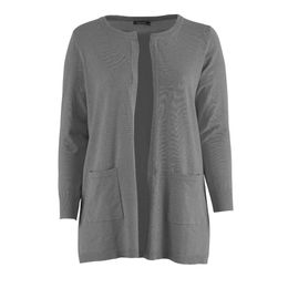 Sandgaard Strickjacke 'Helsinki' Damen Gr&ouml;&szlig;e 4XL grau