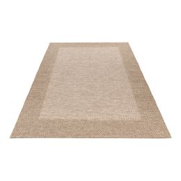 Teppich Obsession "My Oslo 709", grau (taupe), B:80cm H:7mm L:150cm, Polypropylen, Teppiche, Teppich, meliert, mit Bord&uuml;re, In- und Outdoor geeignet
