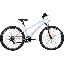 S'COOL Jugendfahrrad S&rsquo;COOL "S'COOL Xroc 26-K6 Sky Grey/Neon Orange" Gr. 38, sky grau, neon orange, Fahrr&auml;der, Kinder, 38cm, 26 Zoll (66,04cm)