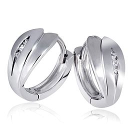 Paar Creolen Goldmaid, silber (silberfarben), Ohrringe, Damen, Silber 925 (Sterlingsilber)