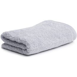 M&ouml;ve Handt&uuml;cher M&Ouml;VE "Superwuschel", silber, B:50cm L:100cm, Walkfrottee, Baumwolle, Handt&uuml;cher, Handtuch mit Bord&uuml;re, 100% Premium Cotton Baumwolle, einfarbig, weich